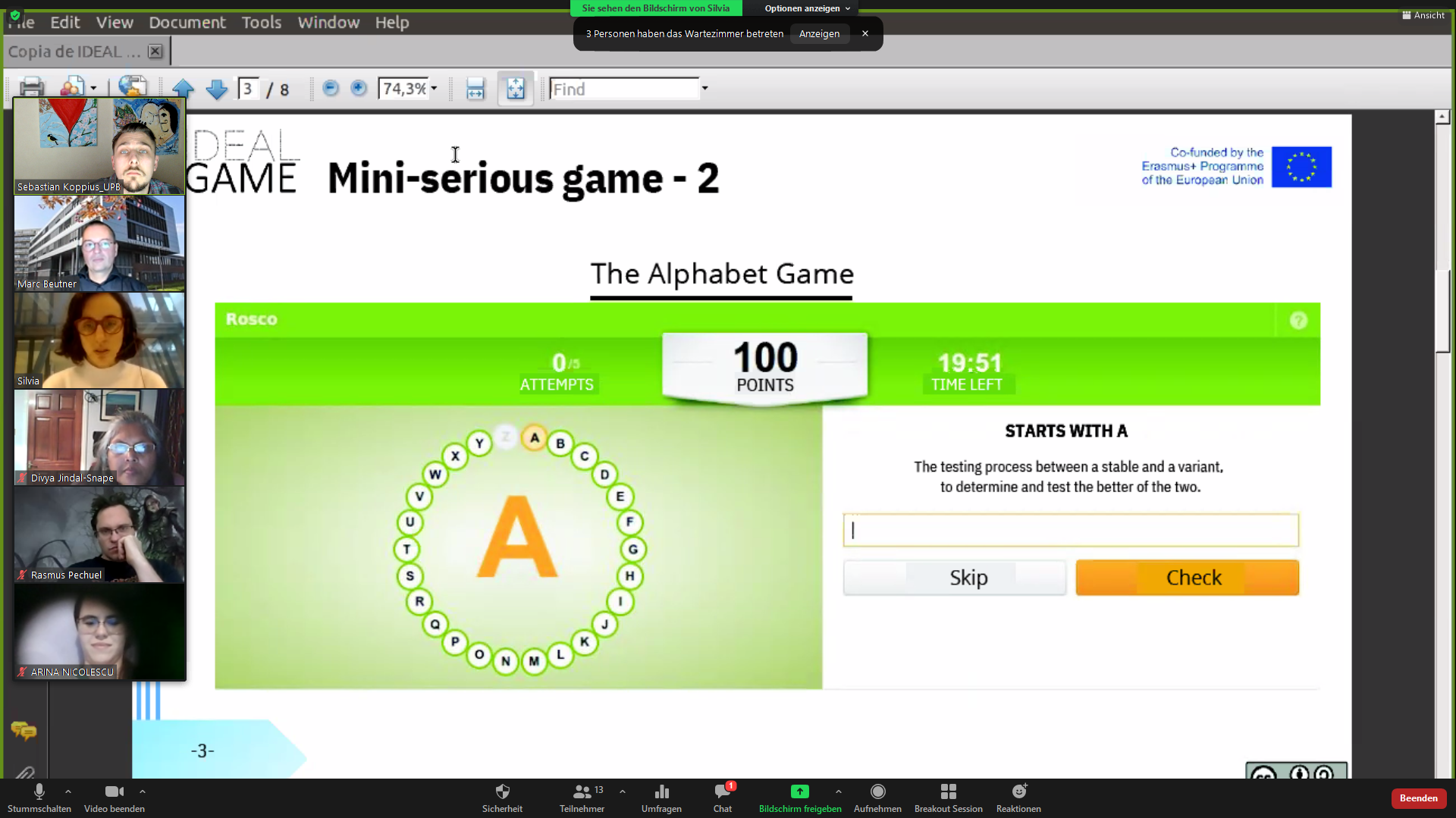 Ideal Game | A tool for using Serious Games in Higher Education